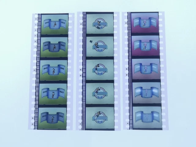 VINTAGE WALT DISNEY Animation Mickey Mouse Celluloid 35mm Film Cell ...