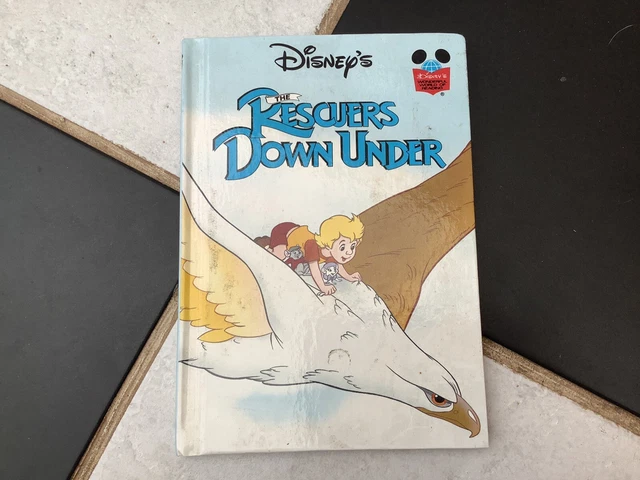 THE RESCUERS DOWN Under Cartoon Book Walt Disney World Movies 1993 £2. ...