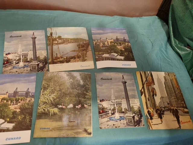 VINTAGE ORIGINAL CUNARD Line Cruise Ship Menu Menus 1960s No 5 £12.99 ...