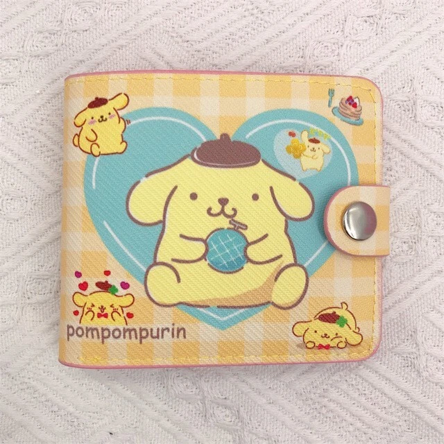 KAWAII SANRIOED POMPOMPURIN Cartoon Animation Multi Store Coin Purse ...