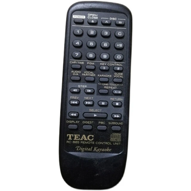 ORIGINAL REMOTE CONTROL for TEAC CD Player CU-s290 CU-s315 CU-s350 CU ...