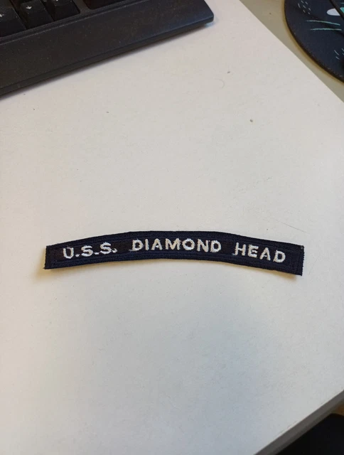 PATCH ARMEE US navy TAB USS DIAMOND HEAD ORIGINAL EUR 6,00 - PicClick FR