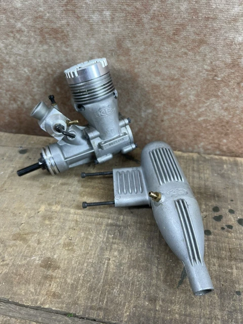 VINTAGE K&B MODEL Engine No. 4011 .40 R/C Front Rotor with K&B Carb Rc ...