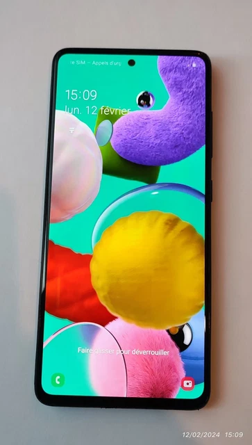 SAMSUNG GALAXY A51 128 Go 4 Go ram dual sim A515F Noir EUR 120,00 ...