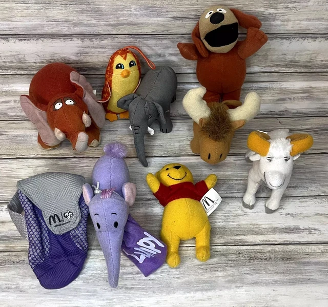 MCDONALDS HAPPY MEAL Toy Plush Soft Toy Bundle 1997-2018 Vintage Mixed ...