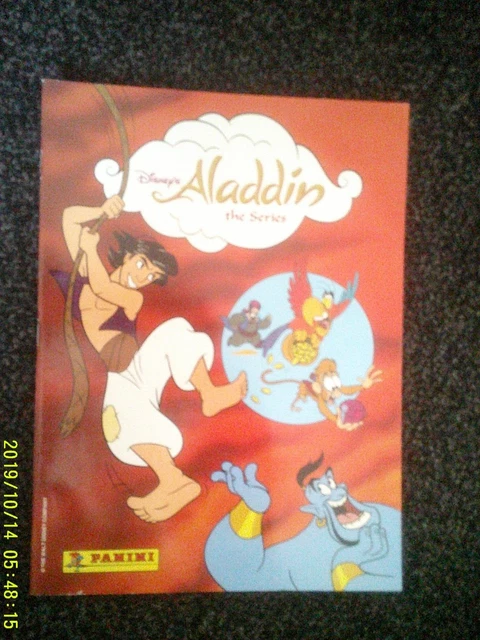 PANINI DISNEY’S ALADDIN the Series Sticker Album with 23 stuck in ...