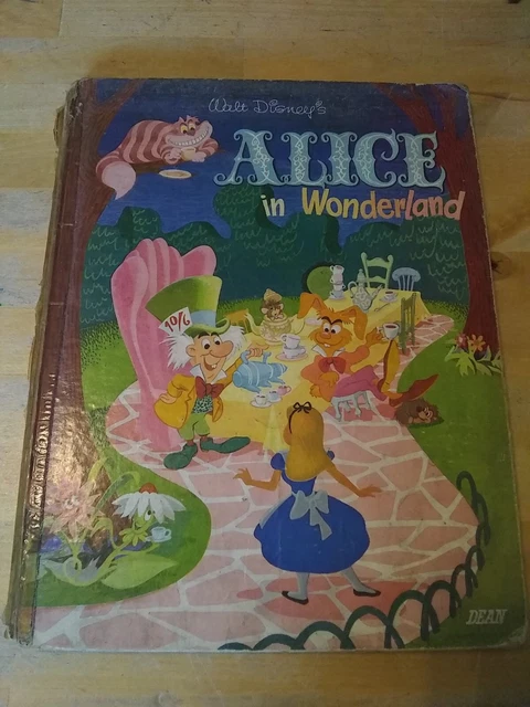 WALT DISNEY'S ALICE In Wonderland Storybook 1951 f-G Dean & Son Ltd £9. ...