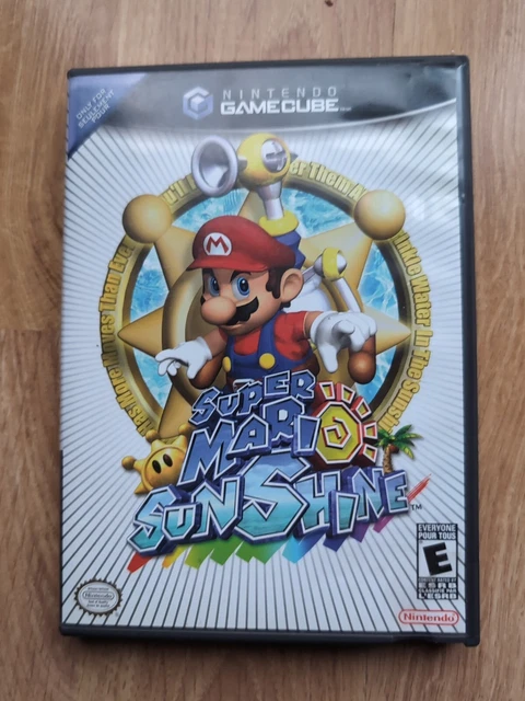 SUPER MARIO SUNSHINE Nintendo Gamecube Game - CIB - BL Disc In NM ...