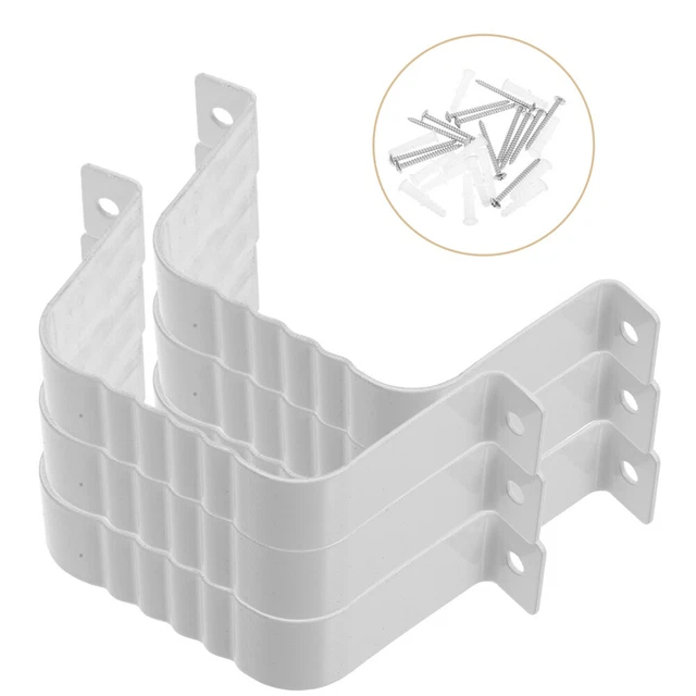 RAINWATER PIPE CARD Downspout Gutter Hidden Bracket Adapter Strap £12. ...