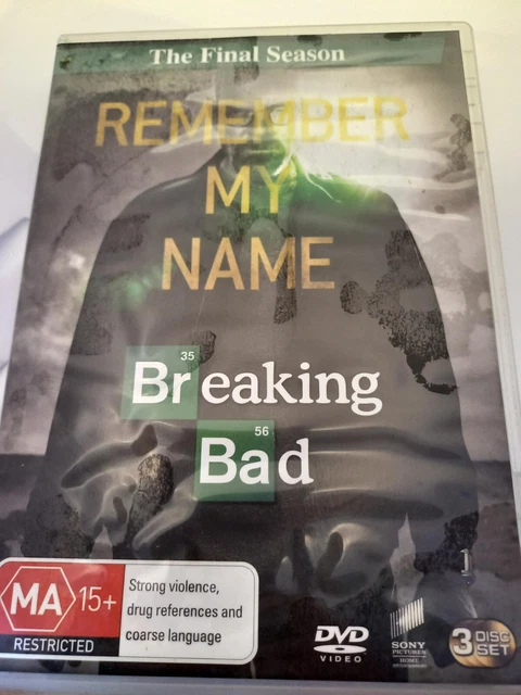 BREAKING BAD THE Final Season DVD Region 4 PAL EUR 6,16 - PicClick FR