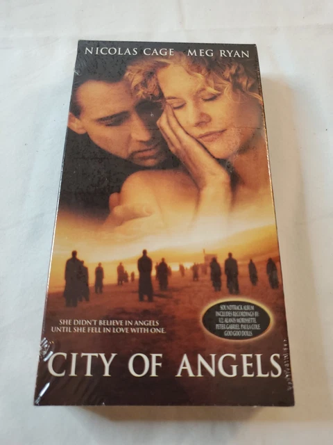 NEW SEALED 1998 City Of Angels VHS Nicolas Cage Meg Ryan Factory ...
