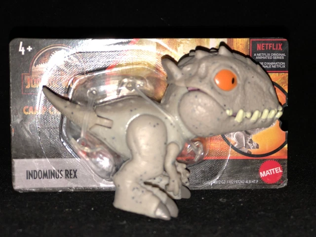 MATTEL JURASSIC WORLD SNAP Squad Indominus Rex Figure Camp Cretaceous ...