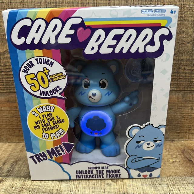 CARE BEARS GRUMPY BEAR Interactive Figure 50+ Reactions & Surprises ...