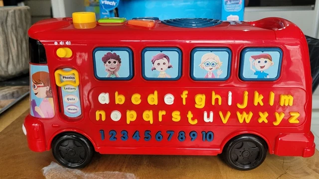 VTECH PLAYTIME BUS with Phonics Entertainment & Educational Toy Music ...