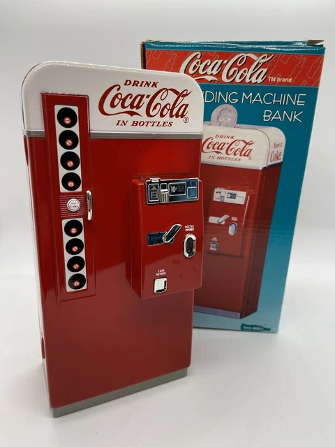 COCA COLA VENDING Machine Bank Die Cast 1995Diner Series Brand New In ...