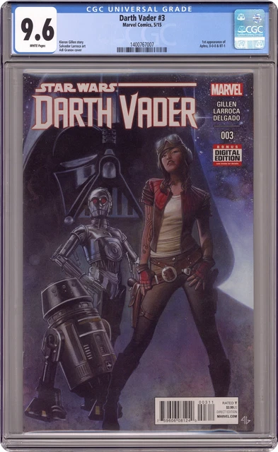 STAR WARS DARTH Vader # 3A Granov 1st Imprimé Cgc 9.6 2015 1400767007 ...