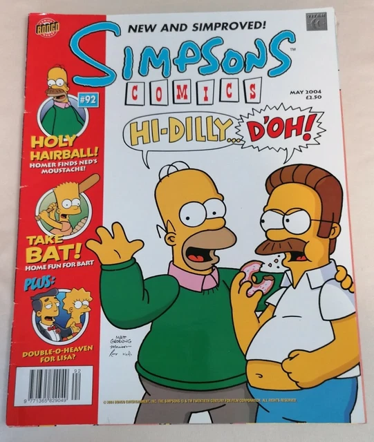COMIC - THE Simpsons Comics Bongo Titan Issue #92 May 2004 Matt ...