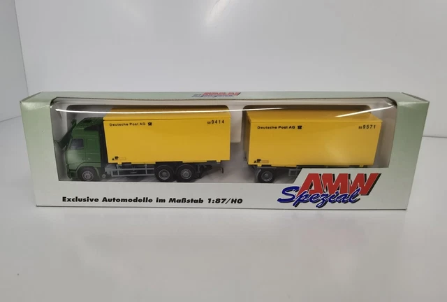 1:87 - AMW - Volvo FH12 train suspendu "Deutsche Post" 70831 // 2 P 897 EUR 2,50 - PicClick FR