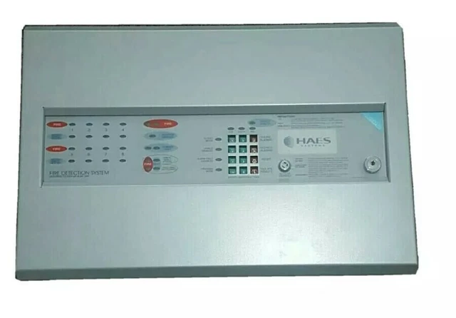 HAES EXCEL 8 Zone Conventional Fire Alarm Control Reapeater Panel ...