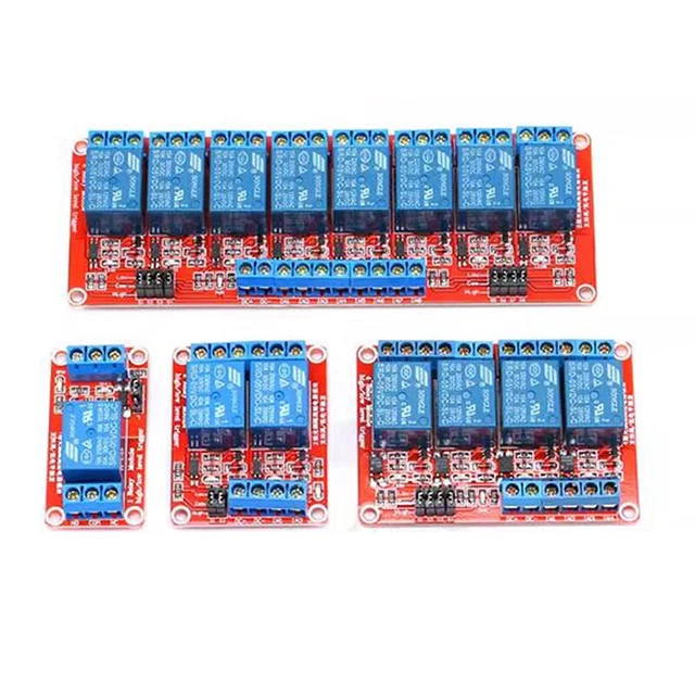 1/2/4/8 CHANNEL RELAY Board Module Optocoupler Relay High Low 5V 12V ...
