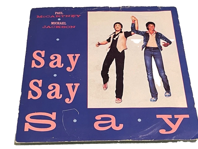 PAUL MCCARTNEY & Michael Jackson - Say Say Say - Vinyle Record 7 ...