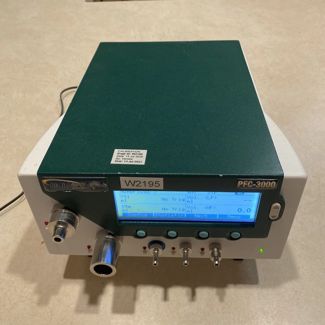 BC GROUP PFC-3000L Medical Gas Flow Analyzer, Ventilator Calibrator ...