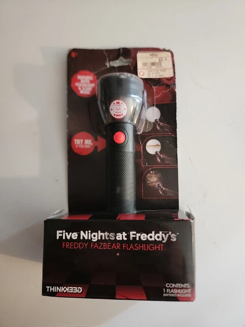 FIVE NIGHTS AT Freddy's Freddy Fazbear Frightlight Flashlight new but ...