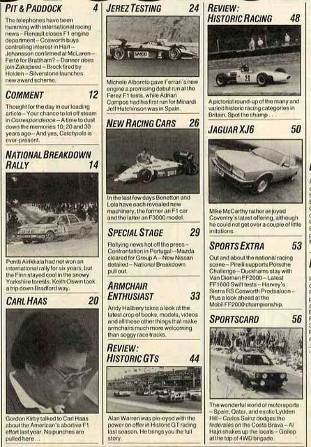 [D1544] 87.2.26 AUTOSPORT / Opel Manta revival UK Open Rally, Dallara ...