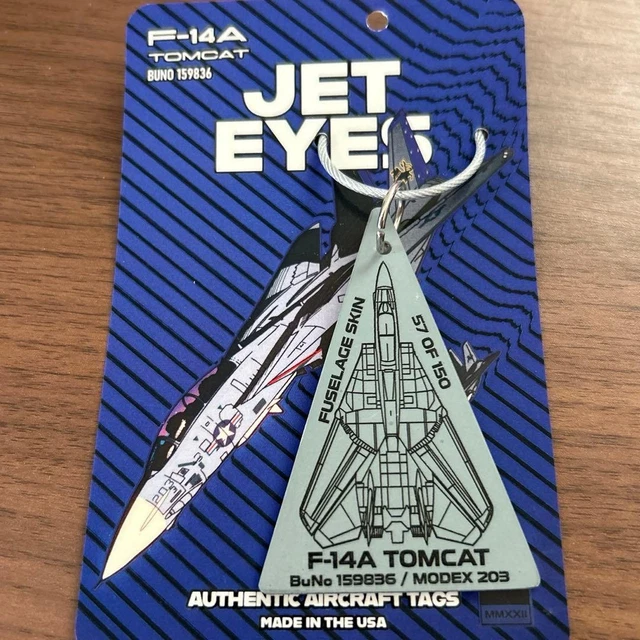 PORTE-CLÉS ÉTIQUETTE F-14 Tomcat Vol US Nay Avion EUR 600,53 - PicClick FR