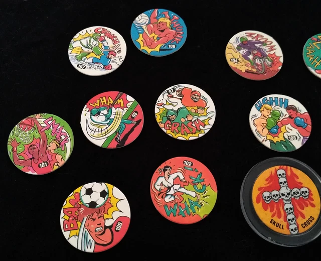 LOT DE 12 Capsules de type "Pog" - Slammer Whammers + kini EUR 7,66 ...