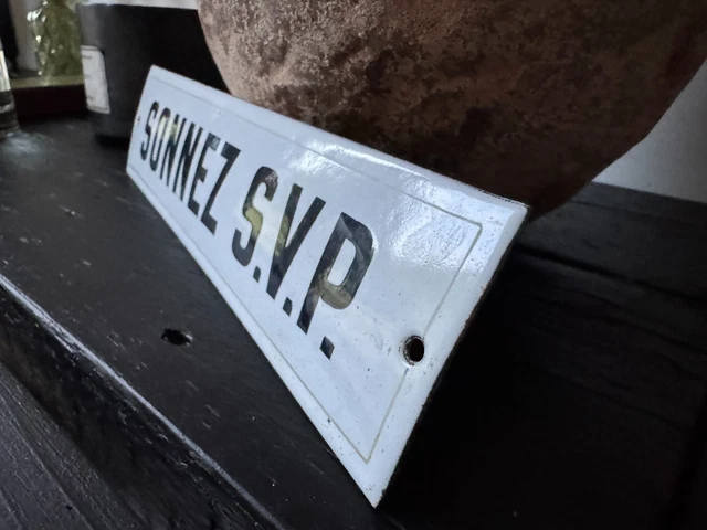 PLAQUE ÉMAILLÉE ANCIENNE EUR 35,50 - PicClick FR