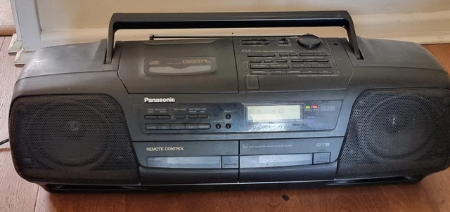 PANASONIC RX - DT5 portable CD Radio Twin Cassette boombox ghetto ...