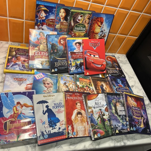 22PC DISNEY DVD BUNDLE Children & Family Huge Variety Cartoon, Films ...