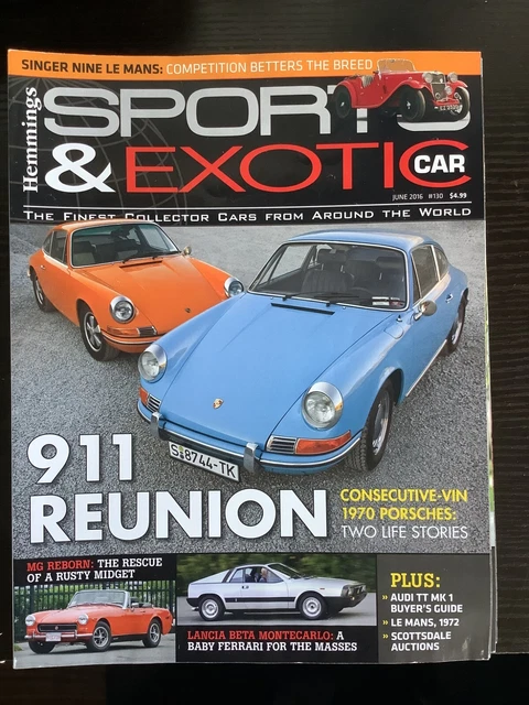 HEMMINGS SPORTS AND Exotic Car Magazine Issue 130 June 2016 Porsche 911 ...