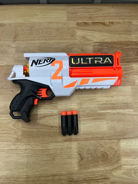 NERF ULTRA 2 Motorised Rear Loading Revolver Pistol Blaster with 3 ...