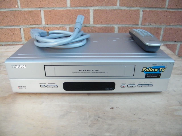MAGNÉTOSCOPE VHS PHILIPS VR 550 Hifi 6 Têtes Stéréo Nicam/Pal/Secam ...