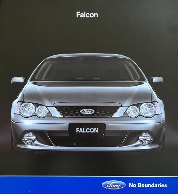 FORD FALCON BA Brochure XR8 XR6 Turbo Fairmont 2004 £7.91 - PicClick UK