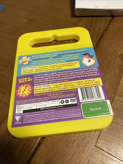 THE WIGGLES SPLASH Big Red Boat & It’s Time To Wake Up Geoff Dvd Region ...