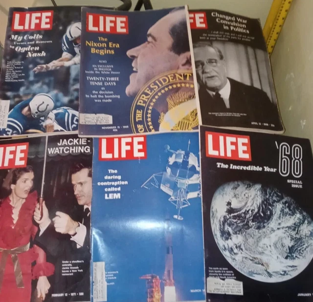 1960S LIFE MAGAZINE Lot 6 Magazines EUR 52 19 PicClick FR 1960s-life-magazine-lot-6-magazines-eur-52-19-picclick-fr