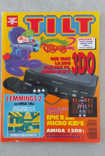 MAGAZINE TILT N° 112 Retro Gaming Mars 1993 EUR 9,90 - PicClick FR