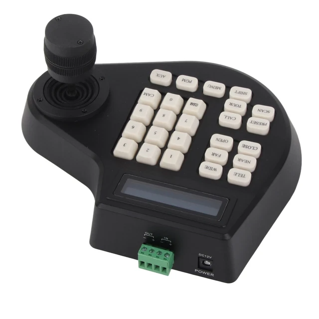 3D PTZ CAMERA Keyboard RS485 PTZ Joystick Controller LCD Control Device ...