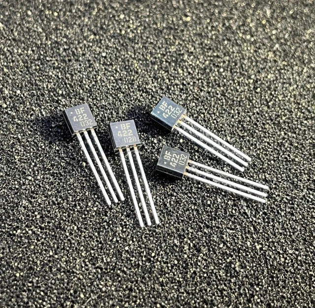 BF422, NPN HIGH Voltage Bipolar Transistor, 50 mA, 250 V, 3-Pin SPT ...