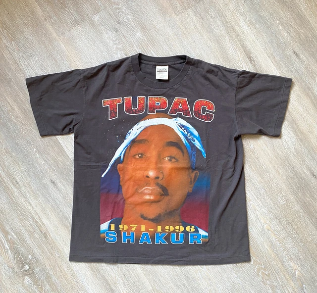 2PAC T-SHIRT RIP Memorial Tupac Makavelli Vintage Single Stitch USA 90s EUR 327,99 - PicClick DE
