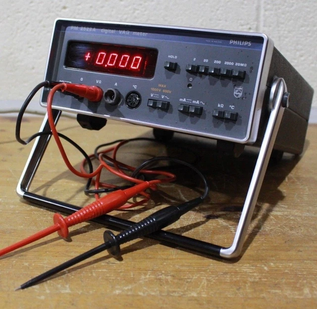PHILIPS DIGITAL MULTIMETER (Digital VAΩ Meter) PM2522A - Working - 226 ...
