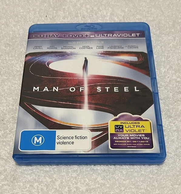 MAN OF STEEL | Blu-ray + DVD + UV (Blu-ray, 2013) $8.99 - PicClick AU