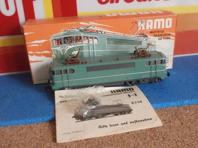SNCF LOCOMOTIVE ELECTRIQUE BB 9223 (2 rails) MARKLIN HAMO REF 8338 EUR ...