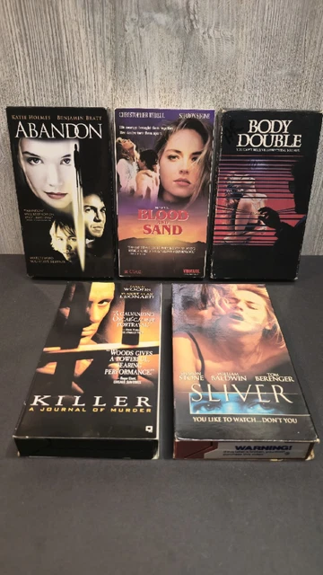 VHS LOT: ABANDON, Blood & Sand, Body Double..~ Rare/Adult/Sleaze/Horror ...