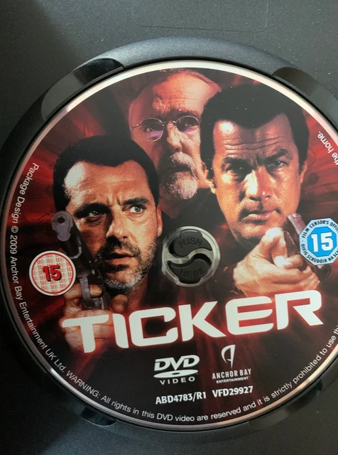 TICKER DVD 2001 Action Movie with Dennis Hopper and Steven Seagal EUR 9,26 - PicClick IT