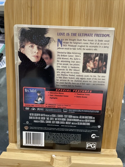 MRS SOFFEL REGION 4 DVD (1984 Mel Gibson / Diane Keaton drama movie ...