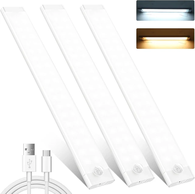 MOTION SENSOR LIGHT Indoor 30cm Under Cabinet Kitchen LED Lights, 72 ...
